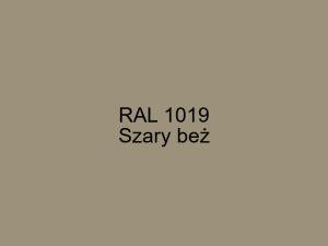 RAL 1019 - Szary beż / Grey beige (RAL Classic) | Paleta Kolorow RAL