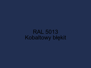 RAL 5013 - Kobaltowy błękit / Cobalt blue (RAL Classic) | Paleta ...