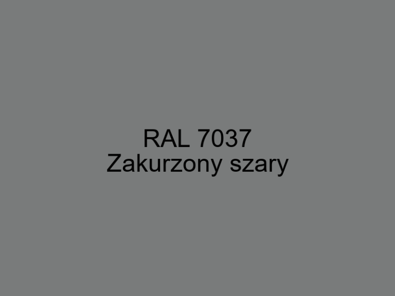 RAL 7037 - Zakurzony szary / Dusty grey (RAL Classic) | Paleta Kolorow RAL