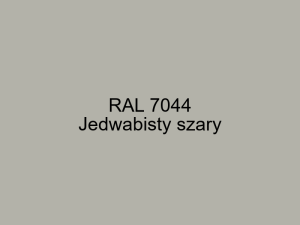 RAL 7044 - Jedwabisty szary / Silk grey (RAL Classic) | Paleta Kolorow RAL