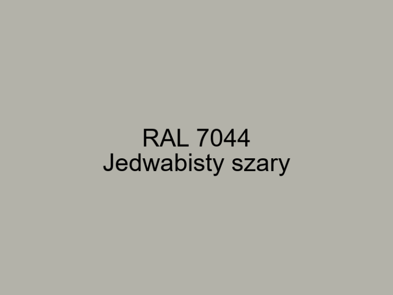 RAL 7044 - Jedwabisty szary / Silk grey (RAL Classic) | Paleta Kolorow RAL