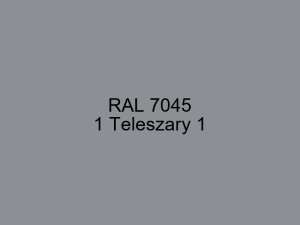 RAL 7045 - 1 Teleszary 1 / Telegrey 1 (RAL Classic) | Paleta Kolorow RAL