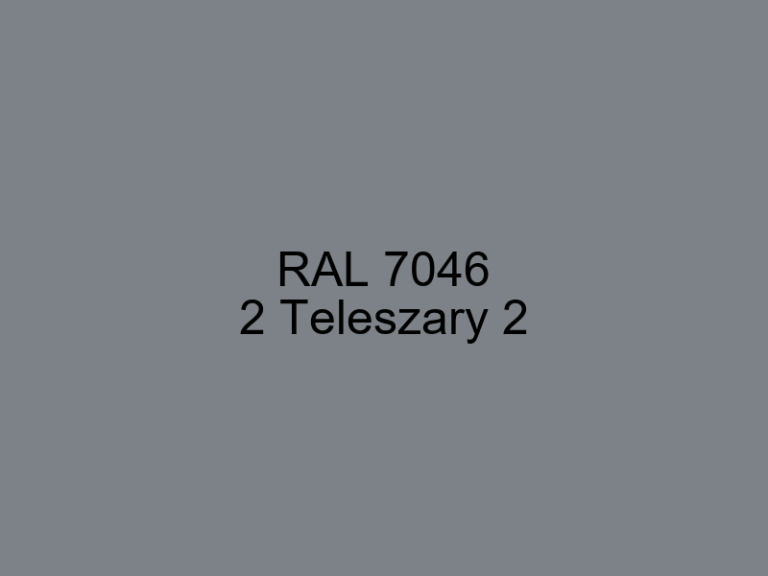 RAL 7046 - 2 Teleszary 2 / Telegrey 2 (RAL Classic) | Paleta Kolorow RAL