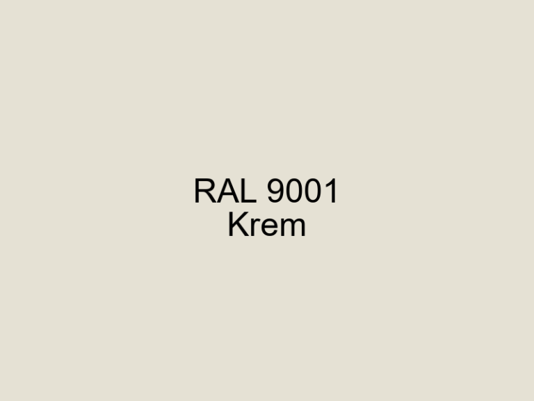 RAL 9001 - Krem / Cream (RAL Classic) | Paleta Kolorow RAL